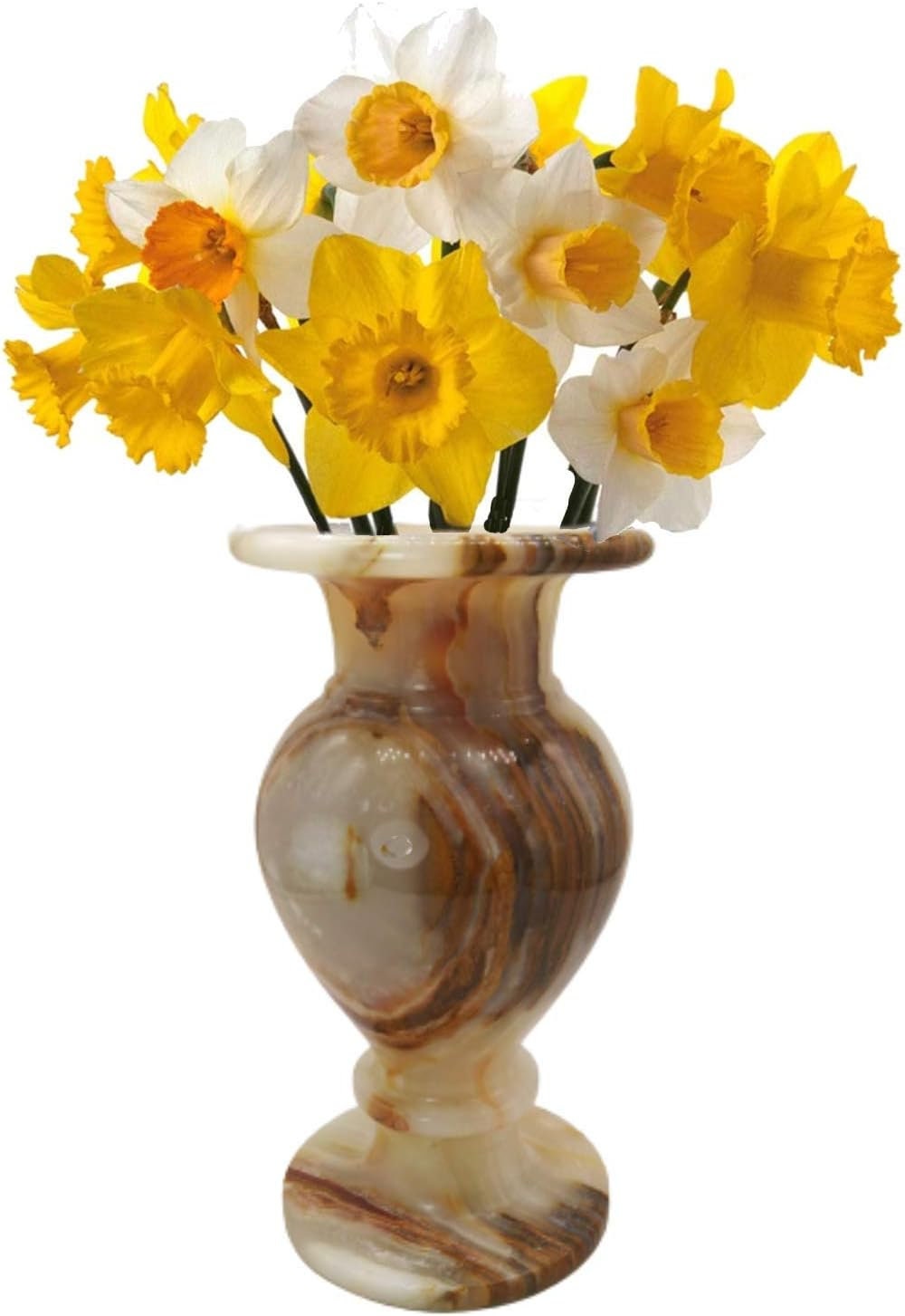 6 Inch Onyx Flower Vase, Onyx Flower Pot, Gemstone Vases, Natural Stone ...