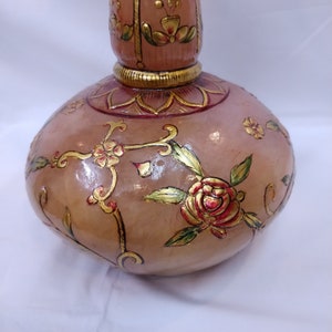 Rose Quartz Flower Pot, Rose Quartz Flower Vase, Home Decoratives ...