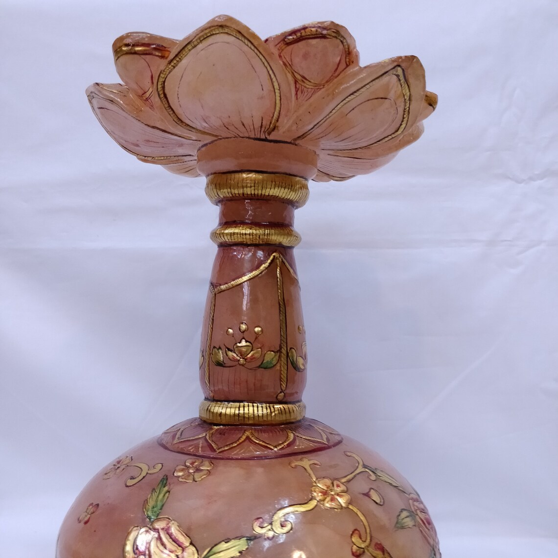 Rose Quartz Flower Pot Rose Quartz Flower Vase Home - Etsy