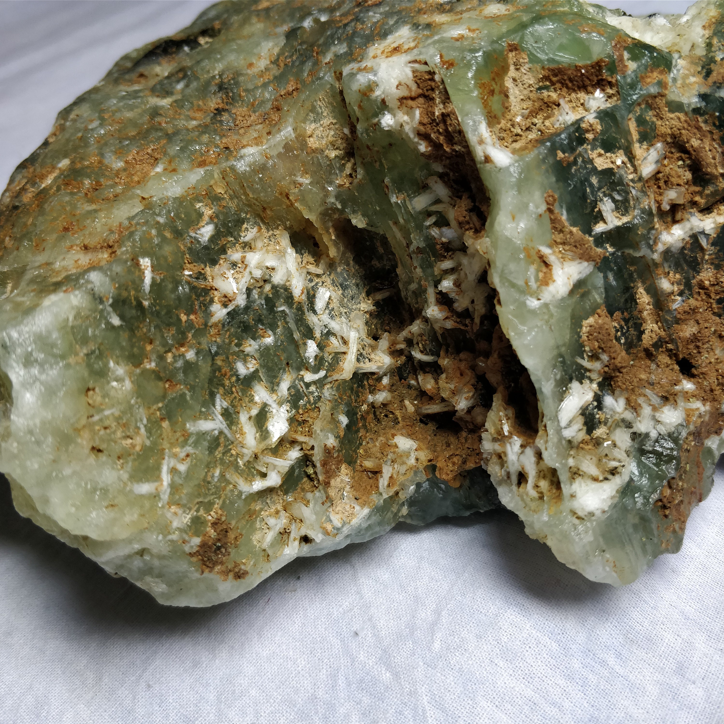 Prehnite crystals prehnite specimen Prehnite rough stone | Etsy