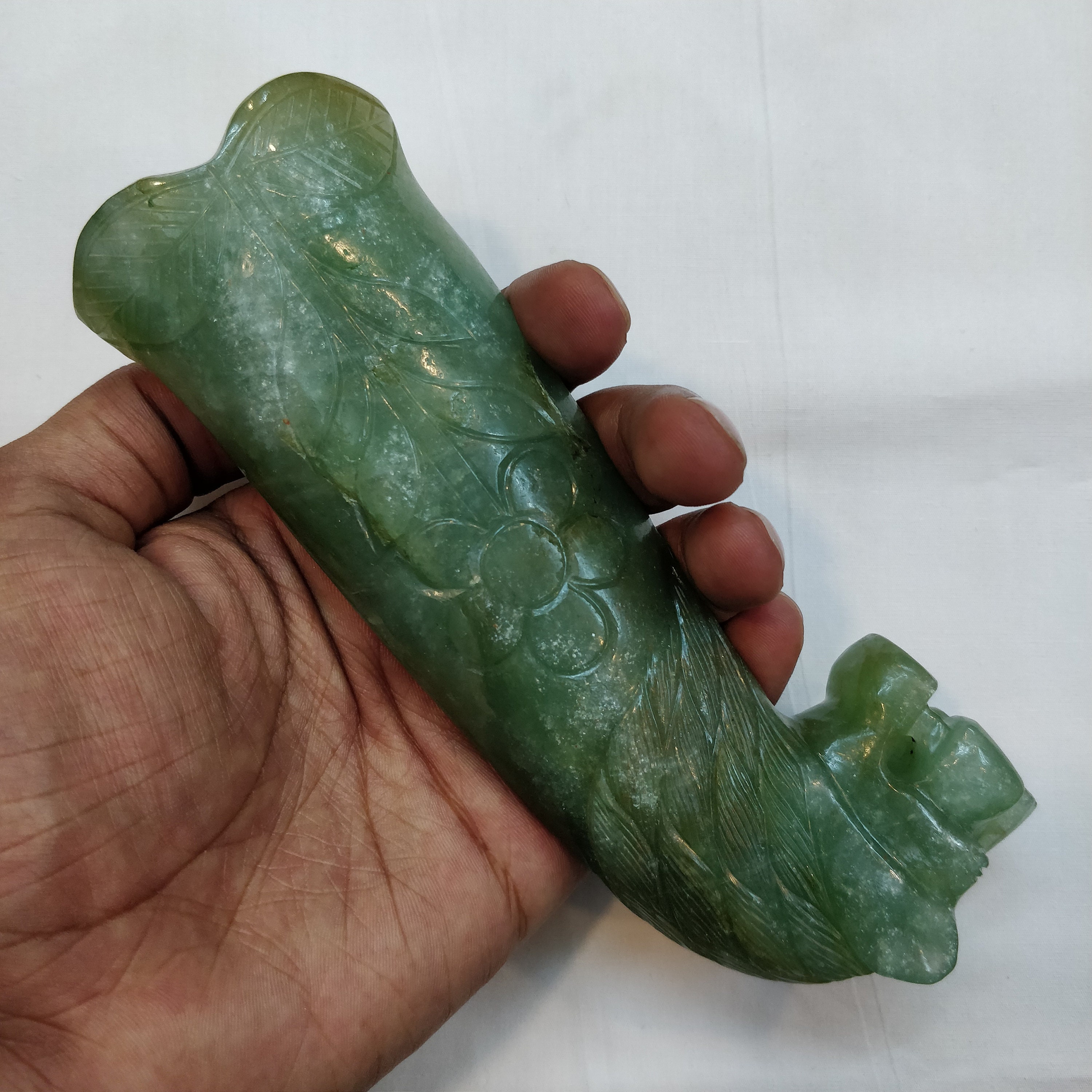 Jade Sword Handle, Jade Knife Handle, Jade Dagger, Lion Shape Dagger ...
