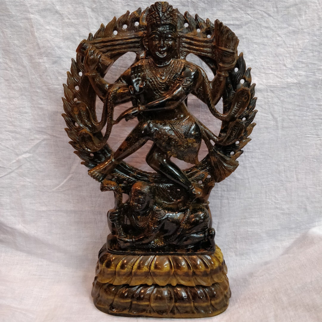 Tigereye Natraj Statue, Nataraja Statue, Dancing Shiva, Lord Shiva ...