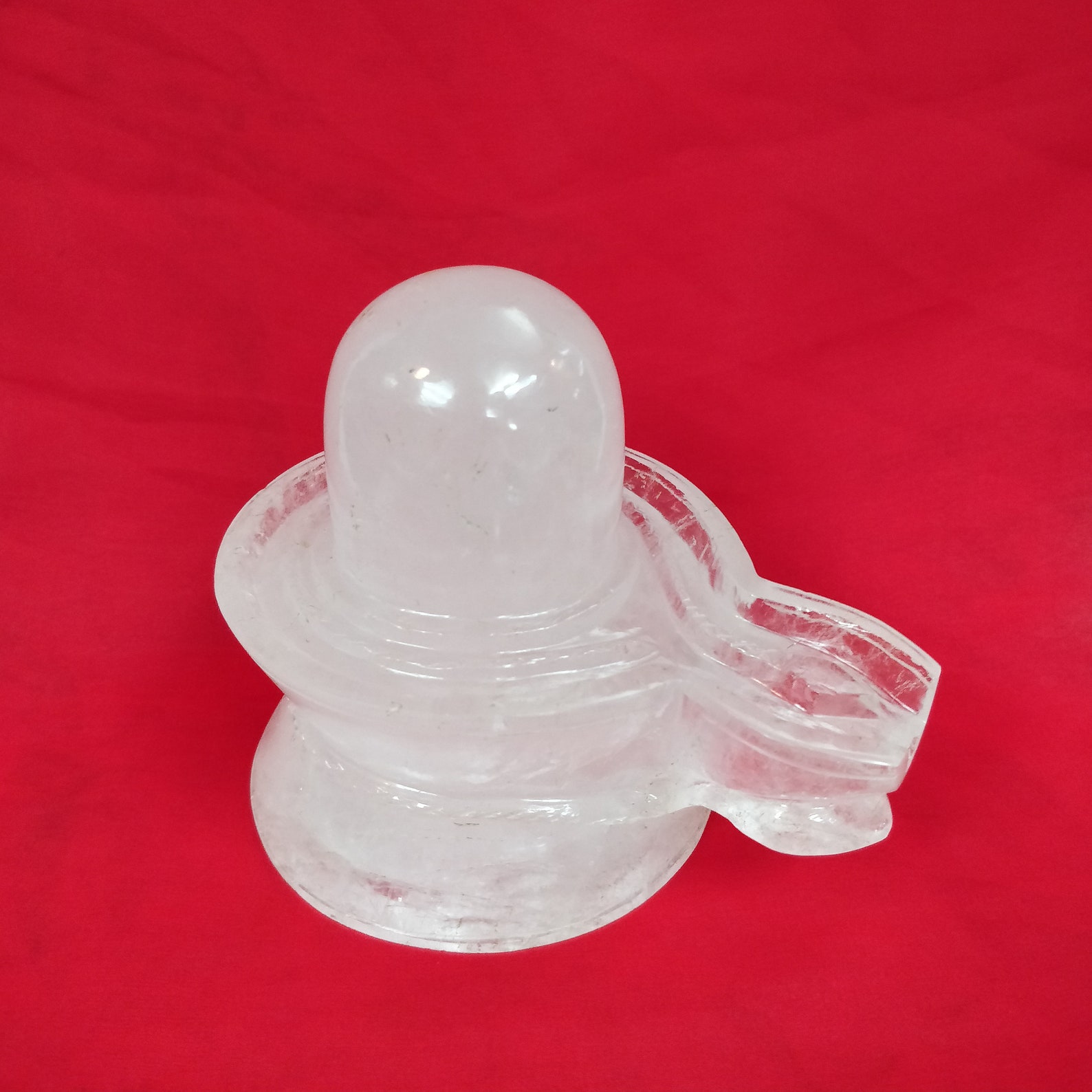 Crystal Shivling, Sphatik Shivalingam, Shivling, Clear Quartz Shivling ...