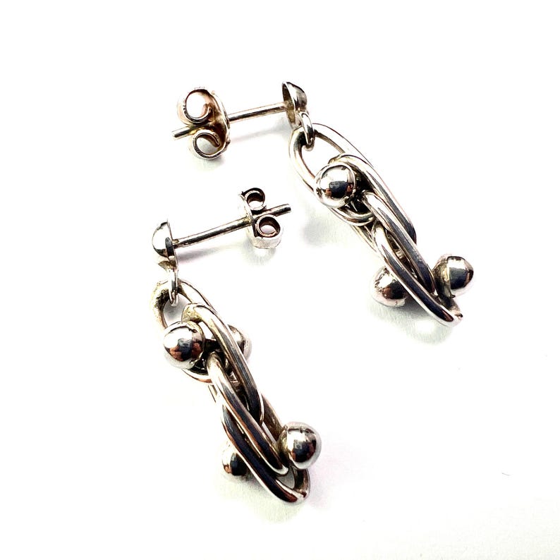 Modernist Sterling Silver Peppercorn Earrings - Etsy Australia