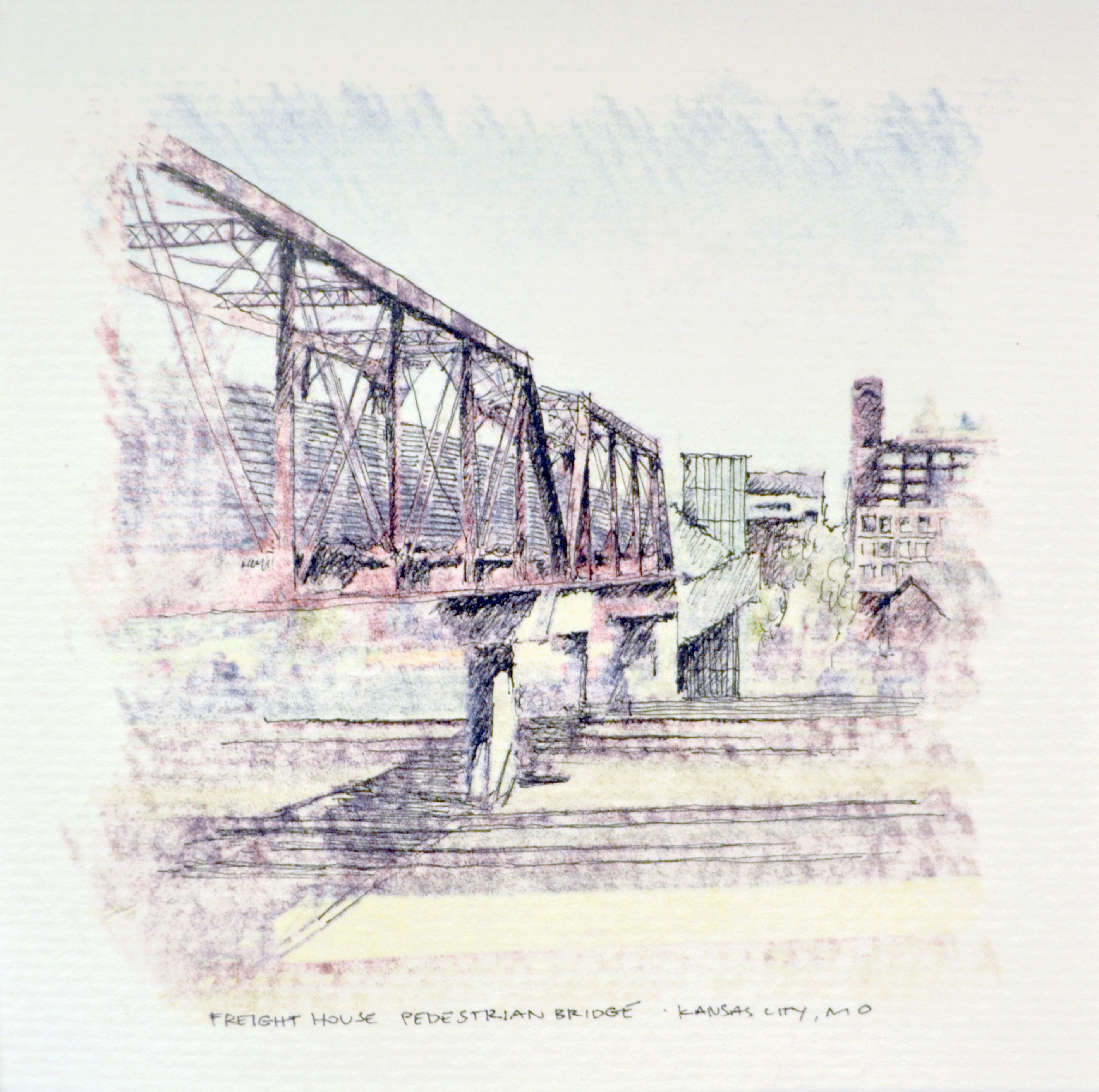 Crossroads Pedestrian Bridge | Kansas City, MO - Etsy