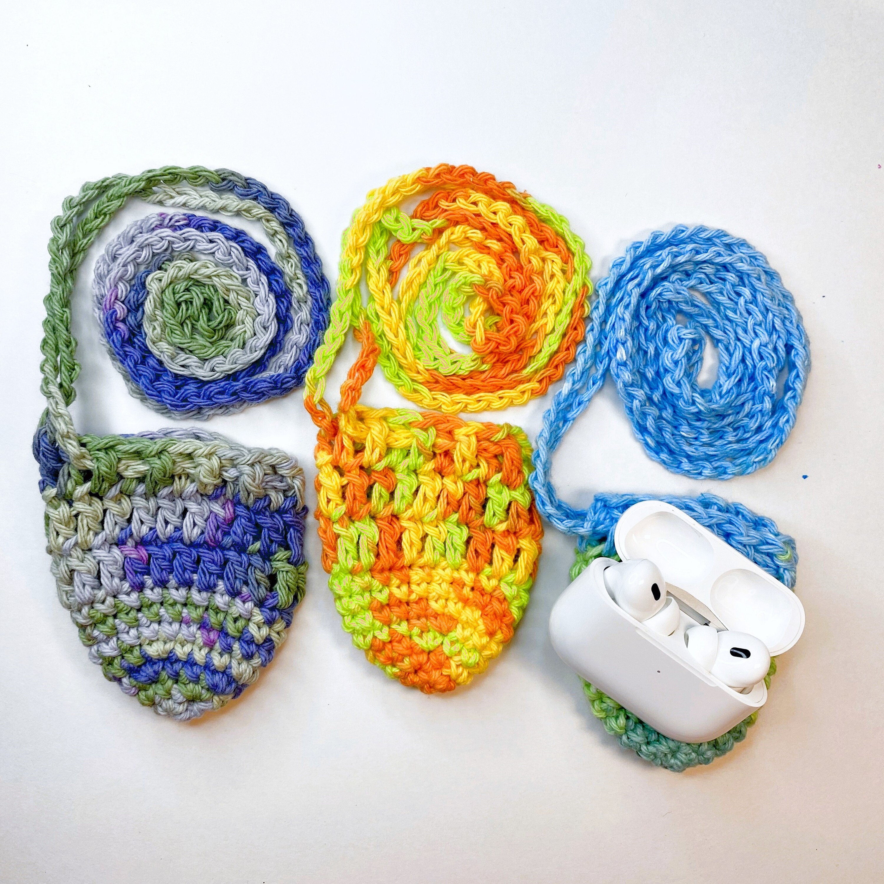 Airpods Crochet Pouch Pattern Crochet Ditty Pouch Crochet AirPod Case ...