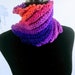 Sunset Stripe Knit Cowl Pattern - Knitting Pattern - Etsy