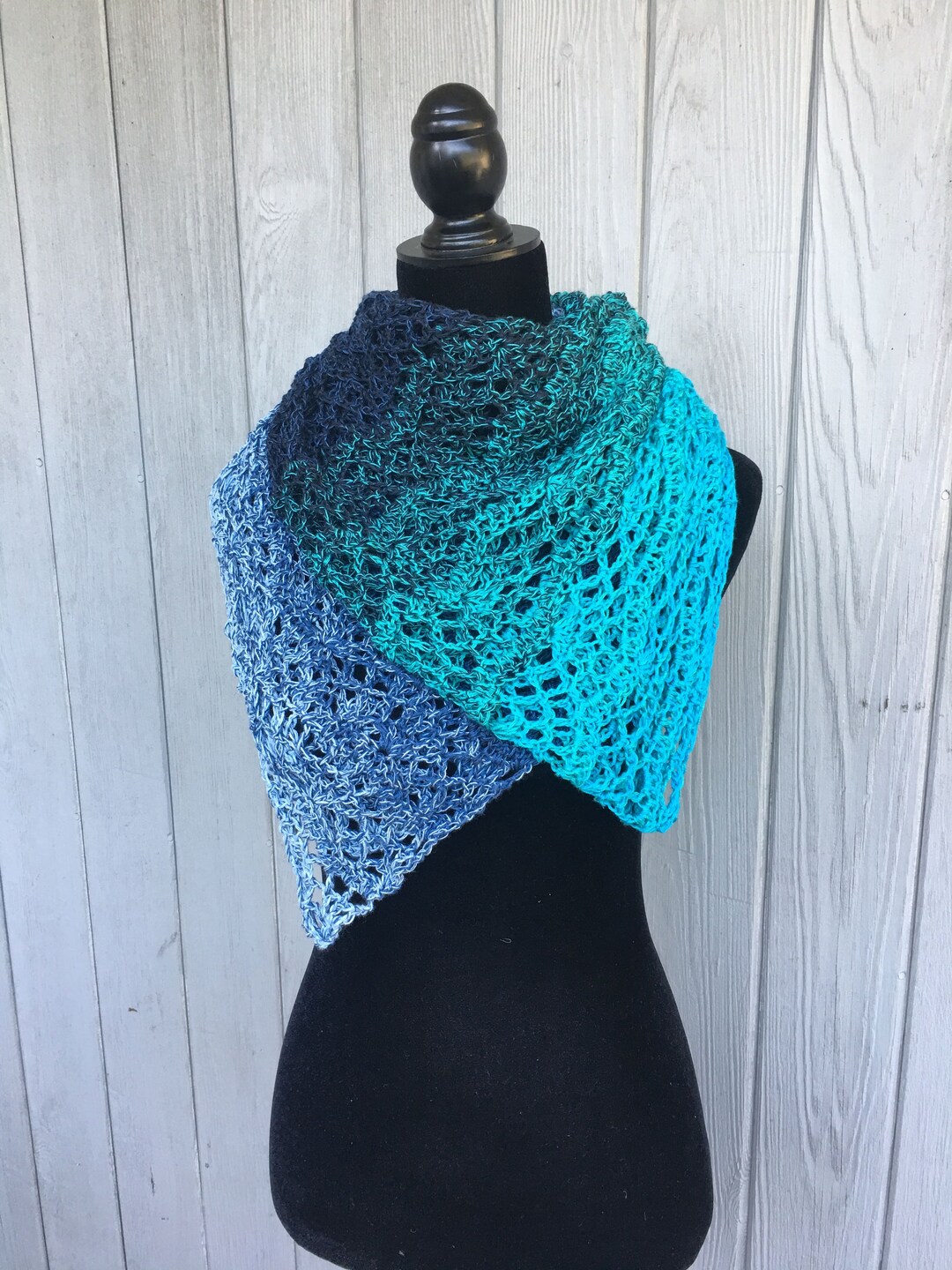 Ocean Waves Shawl PATTERN - Crochet Pattern - Etsy