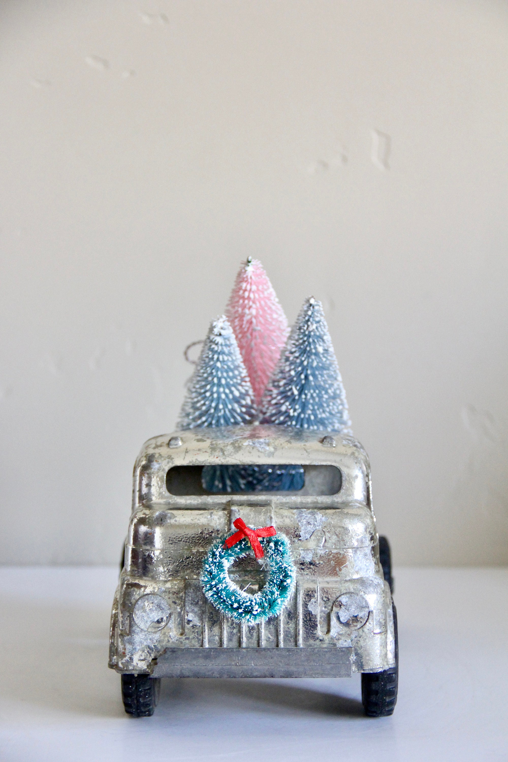 Vintage Christmas Tree Truck Vintage 1950's Toy Christmas - Etsy