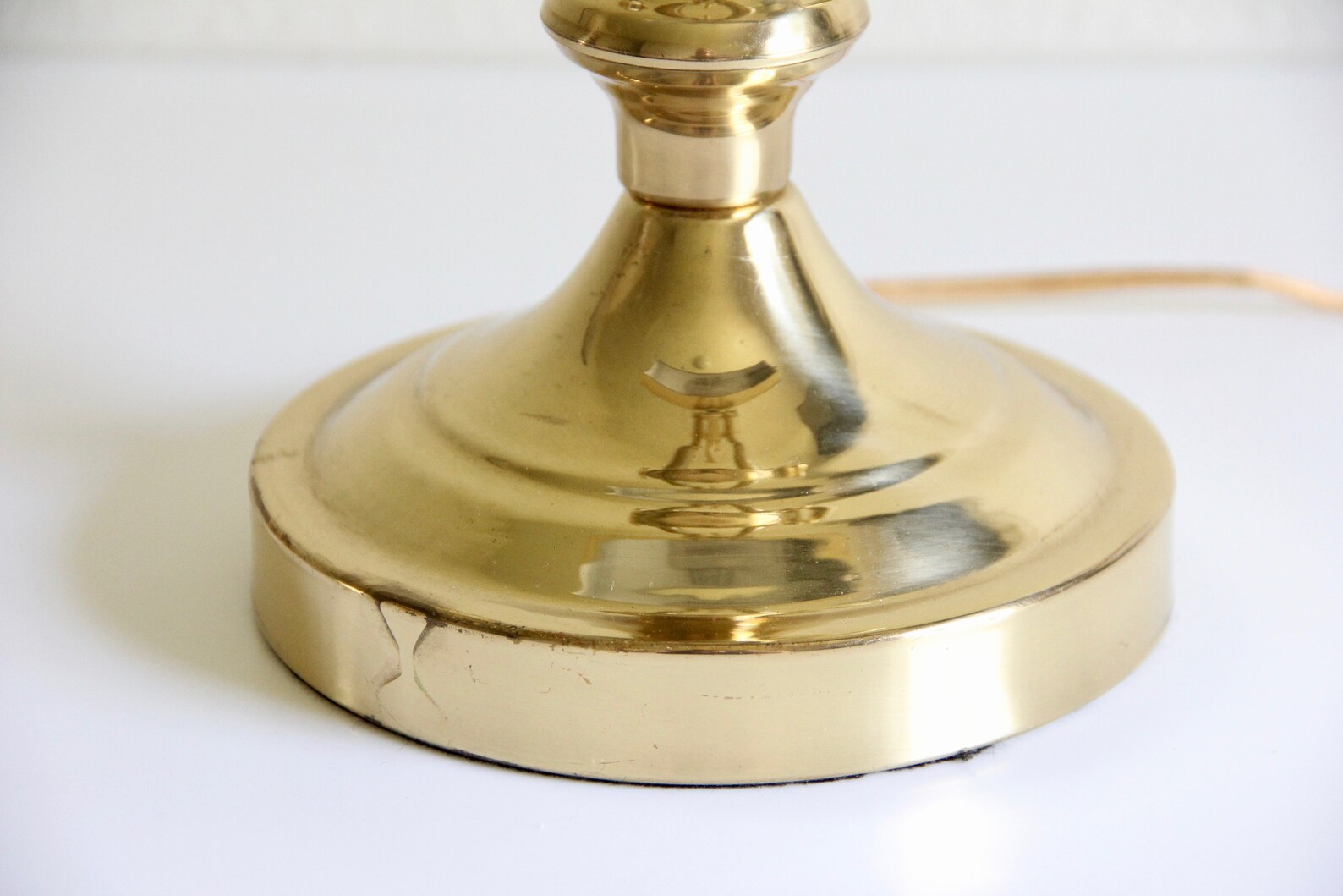 Vintage Brass Finished Library Lamp Brass Finished Bankers | Etsy