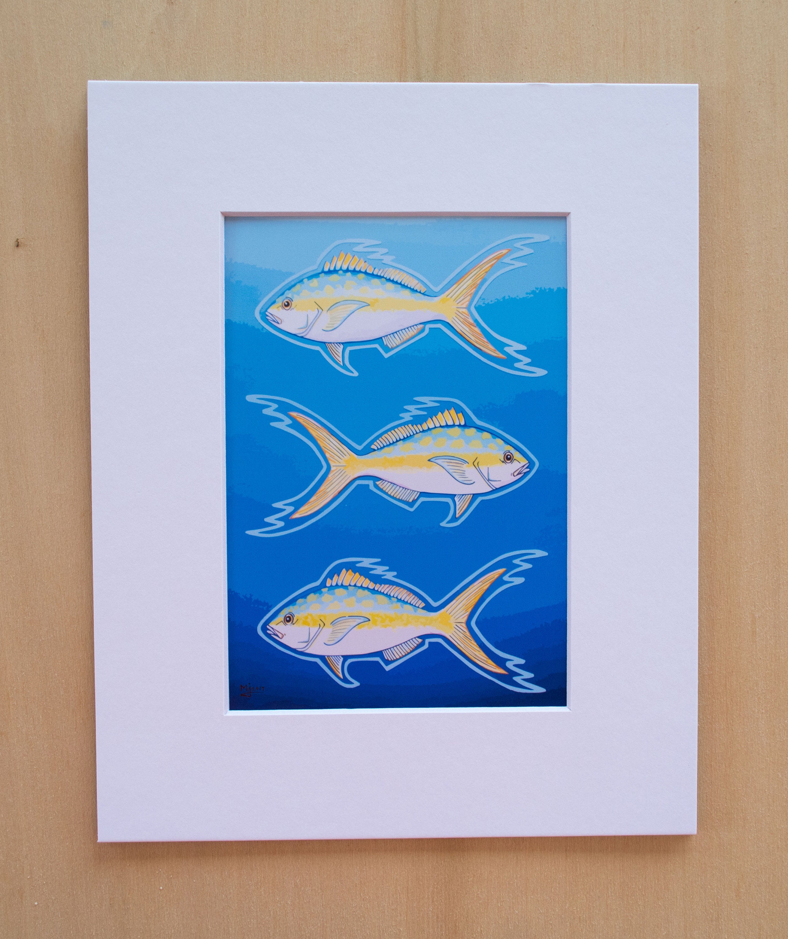 Yellowtail Fish-art Print-florida Keys - Etsy