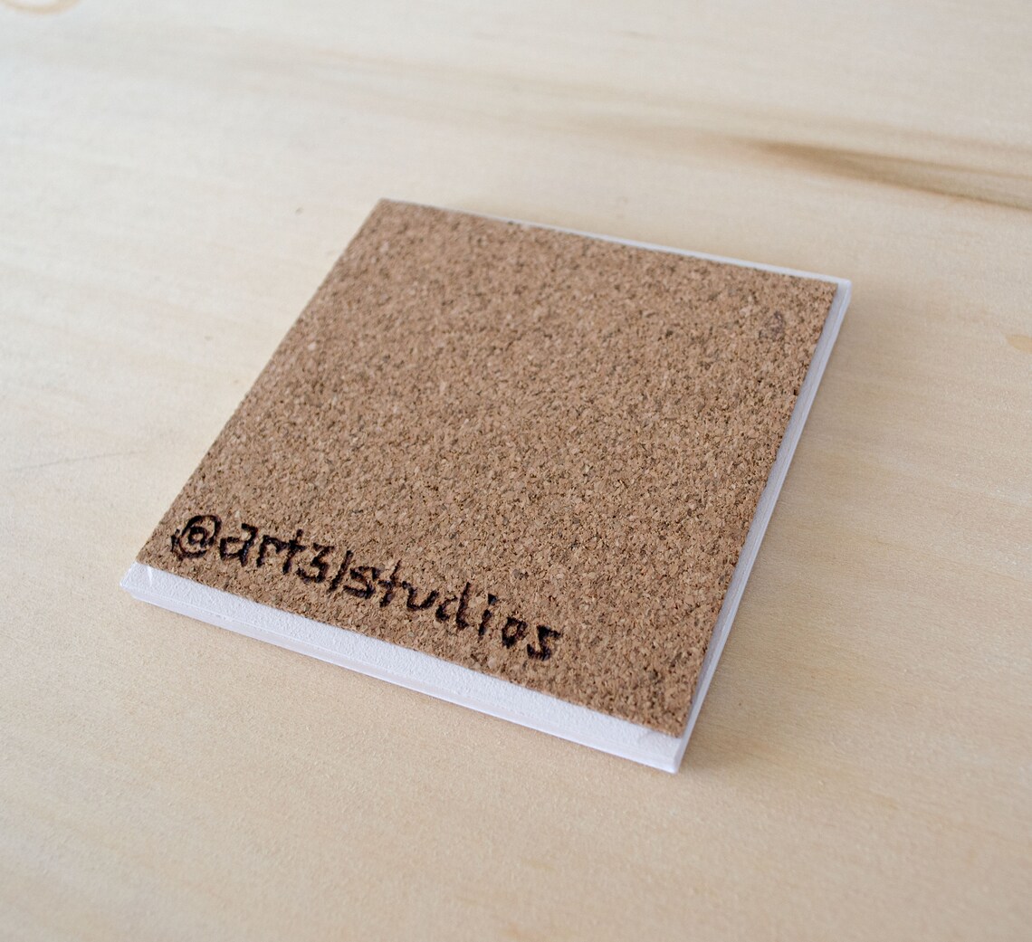 Tile Coaster-florida Keys-tile Art-handcrafted-florida Keys-drink ...