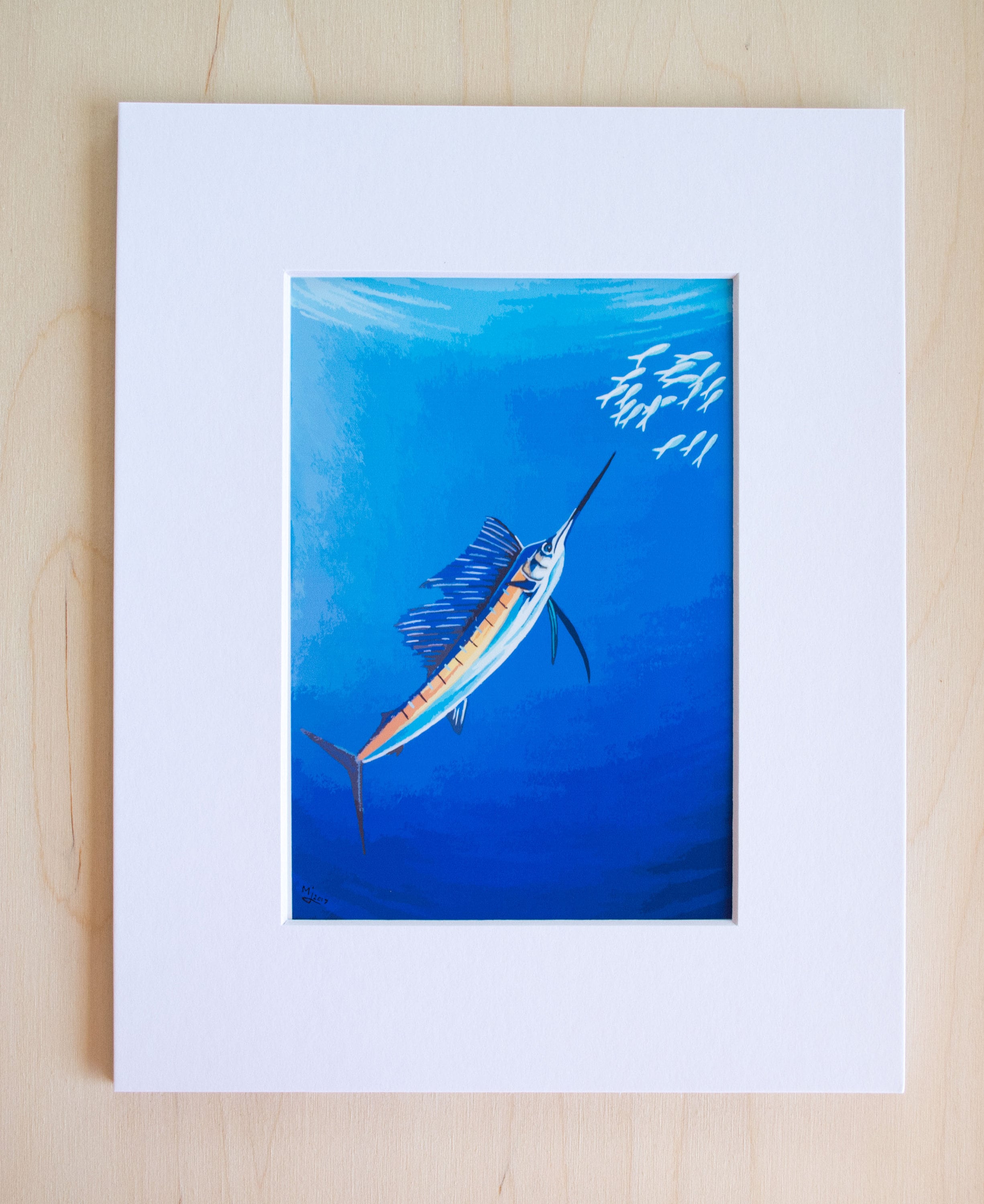 Sailfish-art Print-florida Keys-colorful Wall Art-ocean Art-fishing ...