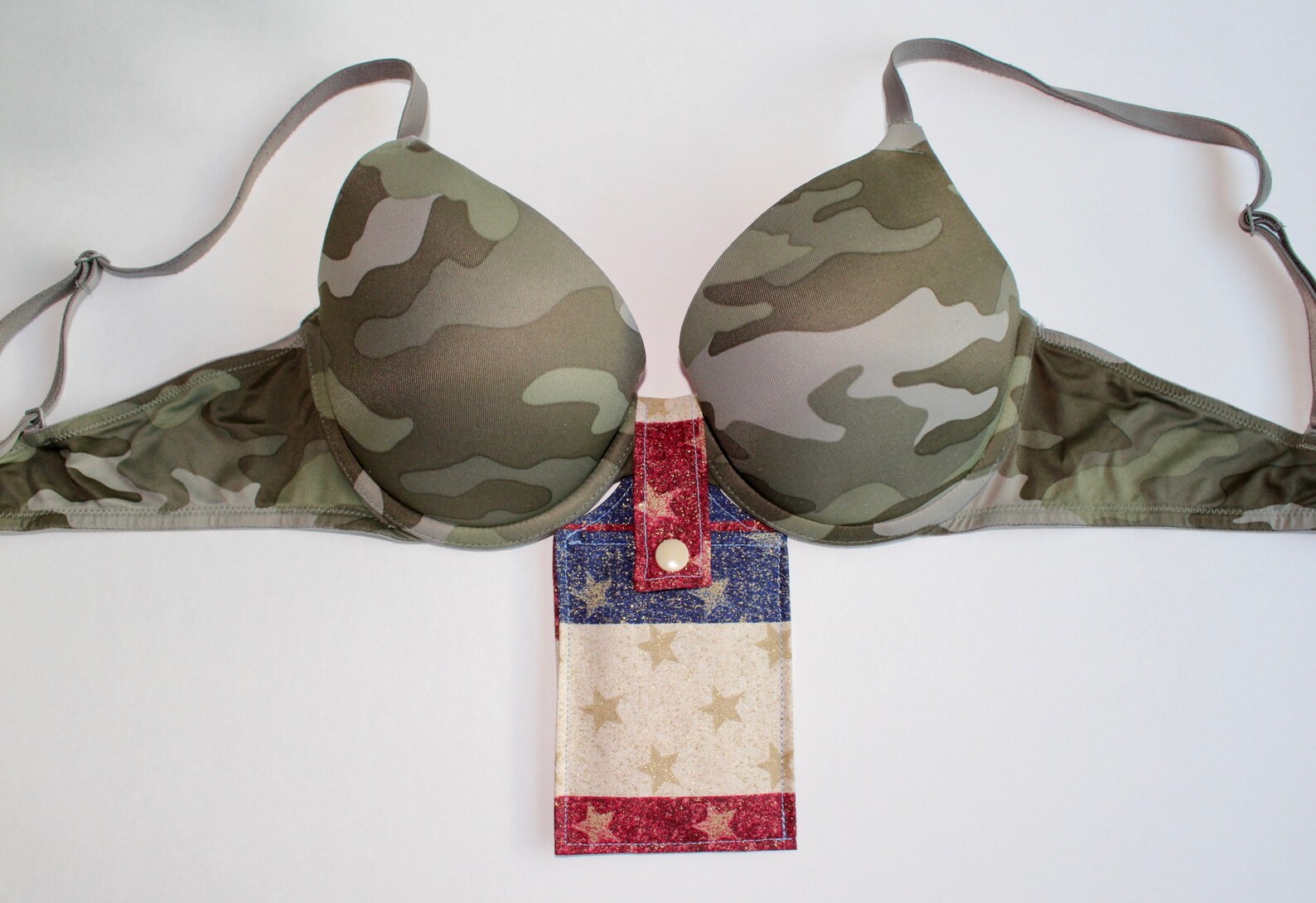 Bra pocket Undercover bra stash Travel secret pocket | Etsy