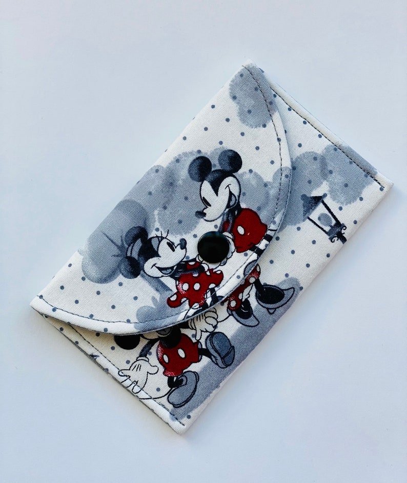 Romantic Minnie and Mickey Business Card Holder - Etsy