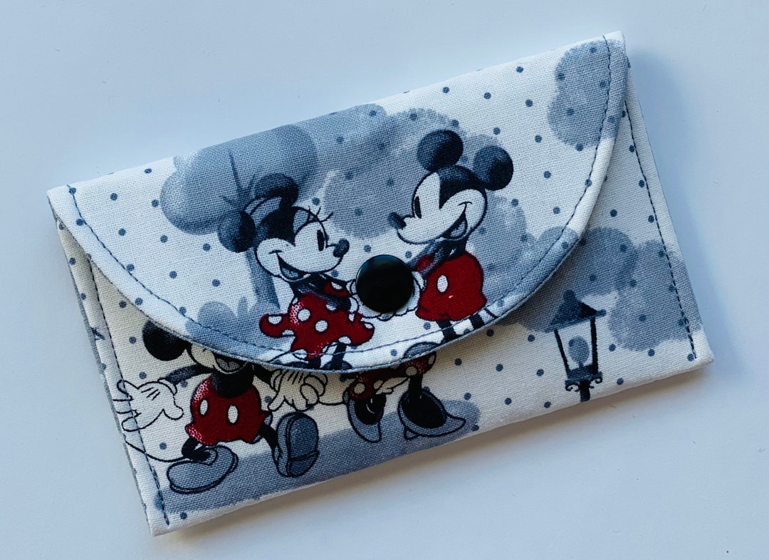 Romantic Minnie and Mickey Business Card Holder - Etsy