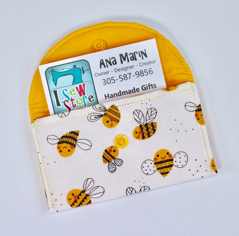 Bumble Bee Business Card Case - Bee Gift Card Holder - Card Case ...