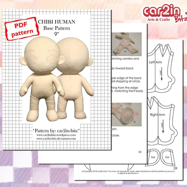 Plush Sewing Pattern - Etsy