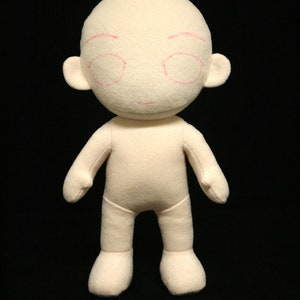 UPDATED -- DIGITAL Chibi Human Plushie Sewing Pattern - Etsy