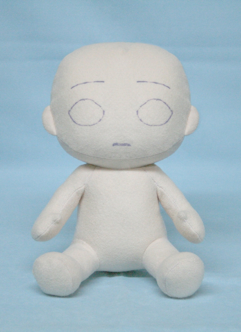 UPDATED DIGITAL 7 and 16 Inch Sitting Chibi Plushie Sewing Pattern - Etsy