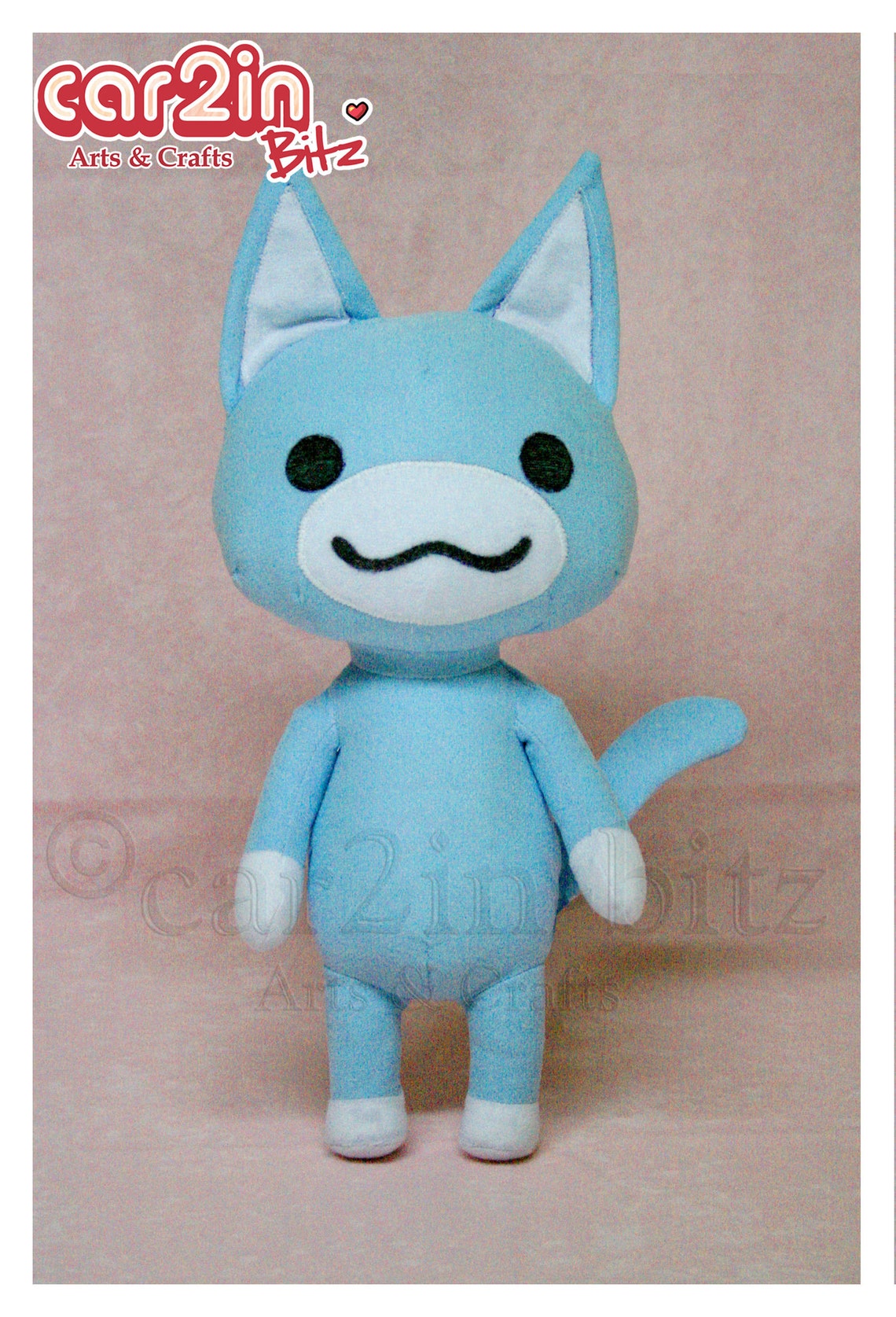 12 Inch Cat Plush Sewing Pattern: AC Inspired (digital Pattern) - Etsy UK