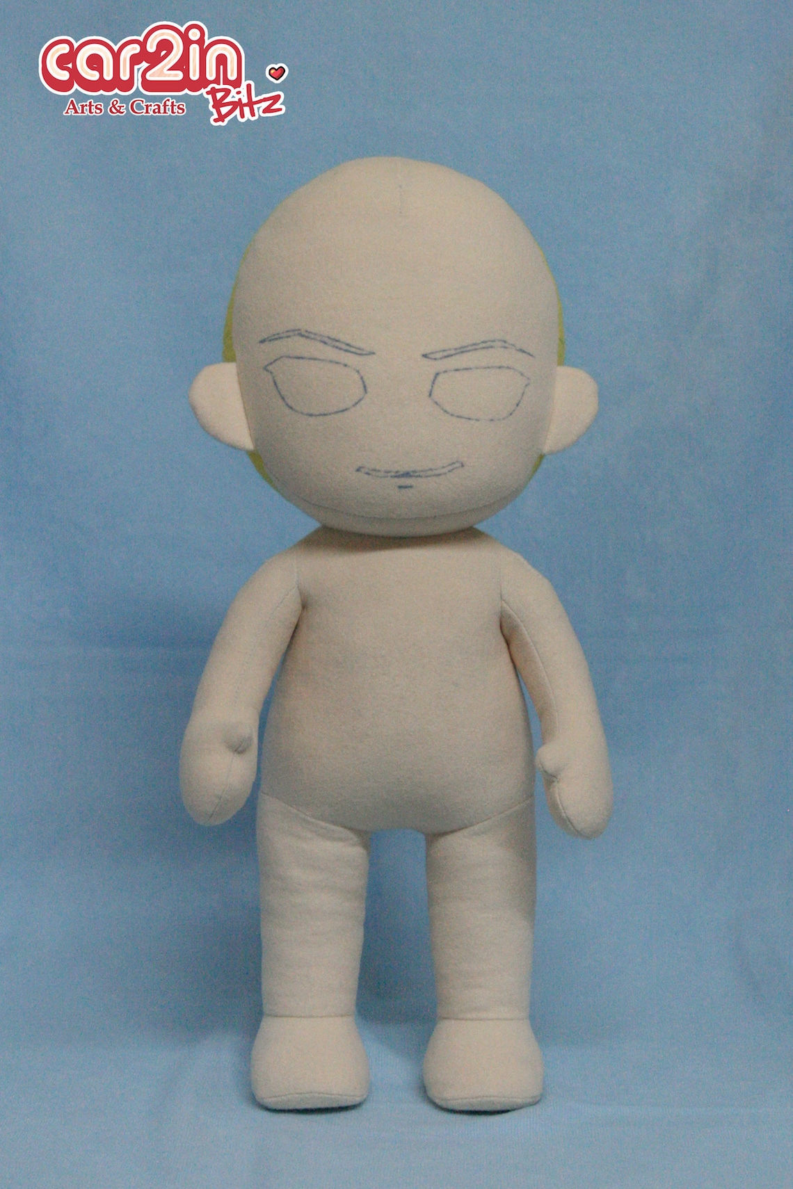 UPDATED PATTERN 10 & 15 Inch Chibi Plushie Base Pattern - Etsy