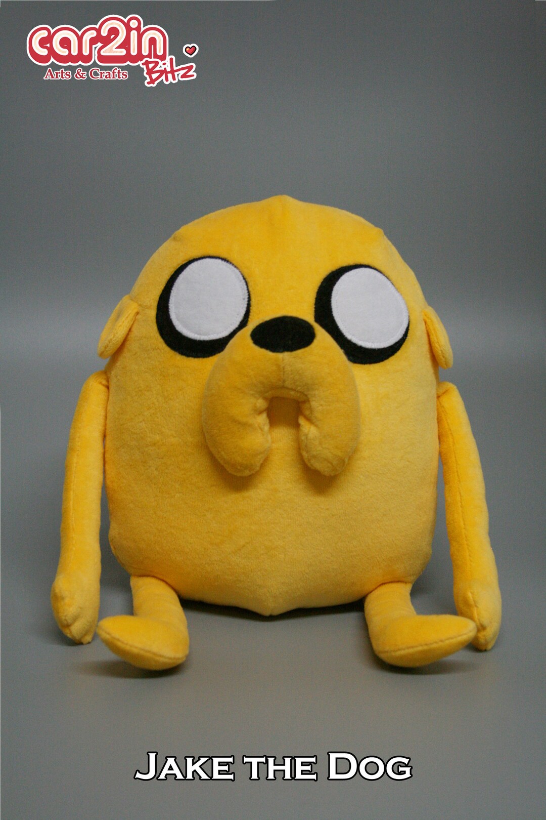 Handmade Stuffed Animal Inspired Jake the Dog Plushie - Etsy