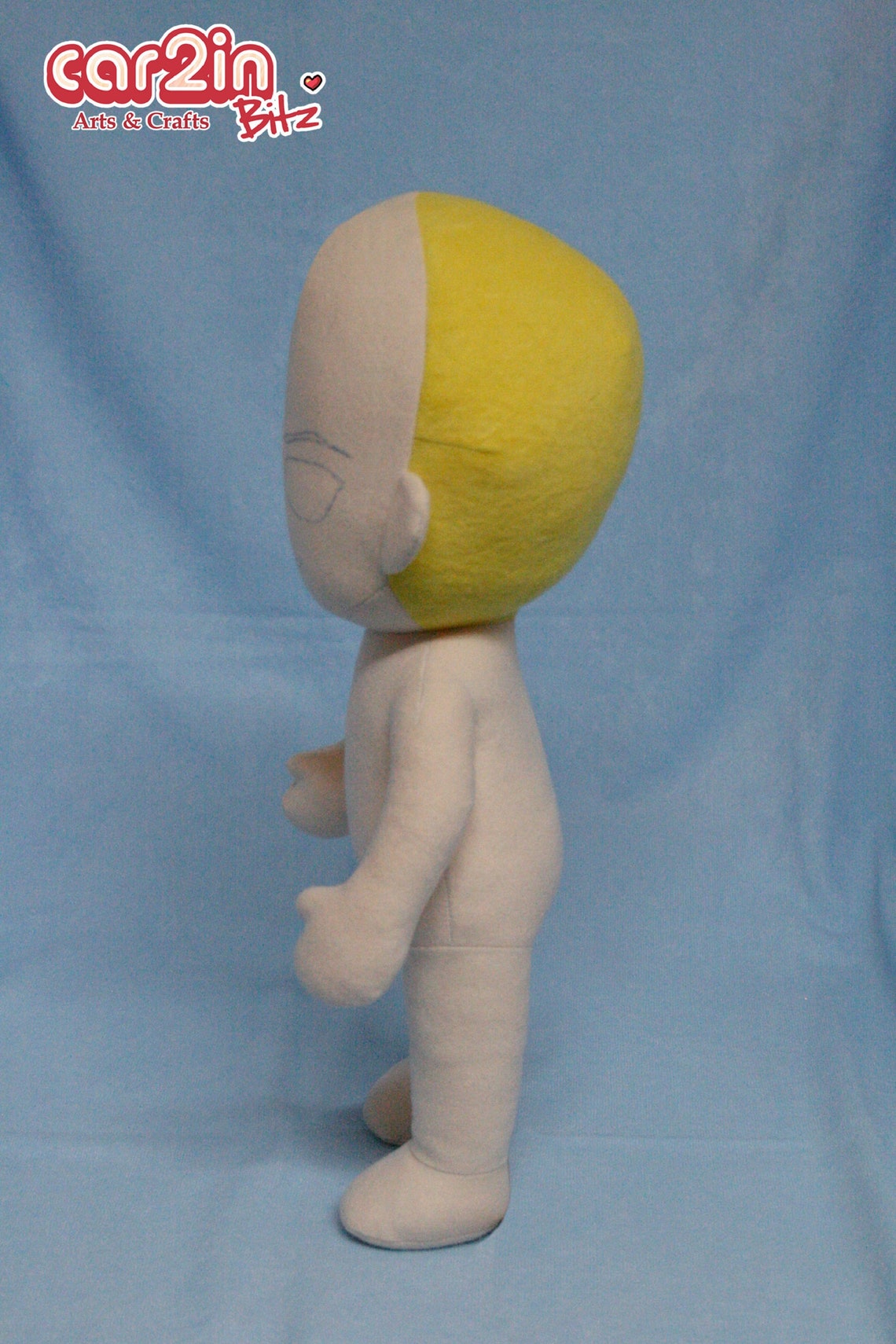 UPDATED PATTERN 10 & 15 Inch Chibi Plushie Base Pattern - Etsy