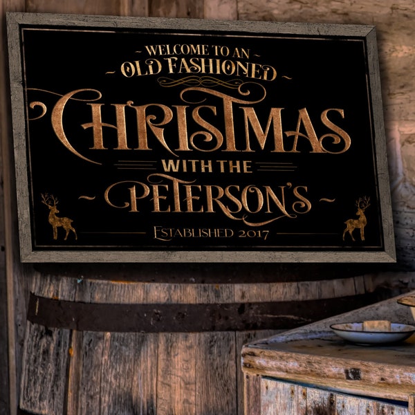 Large Christmas Sign - Etsy