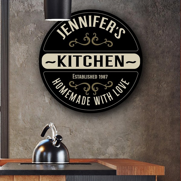 Personalized Kitchen Signs - Etsy