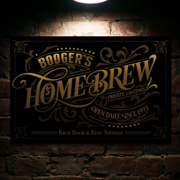 Vintage Beer Sign - Etsy