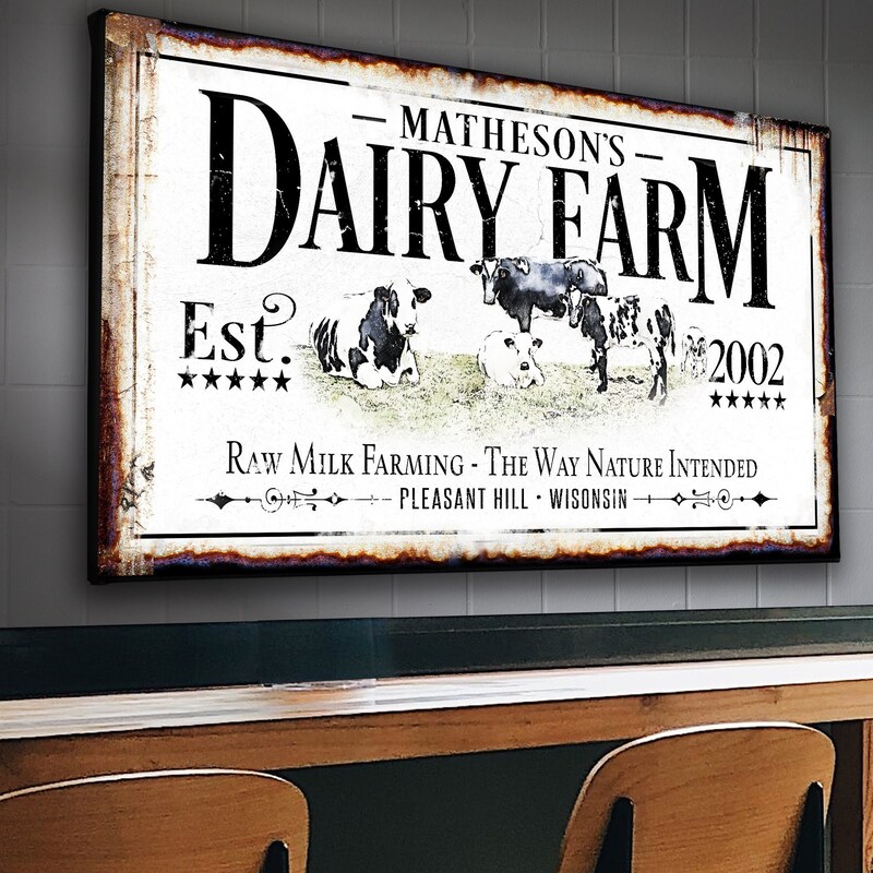 Dairy Farm Logo - Etsy
