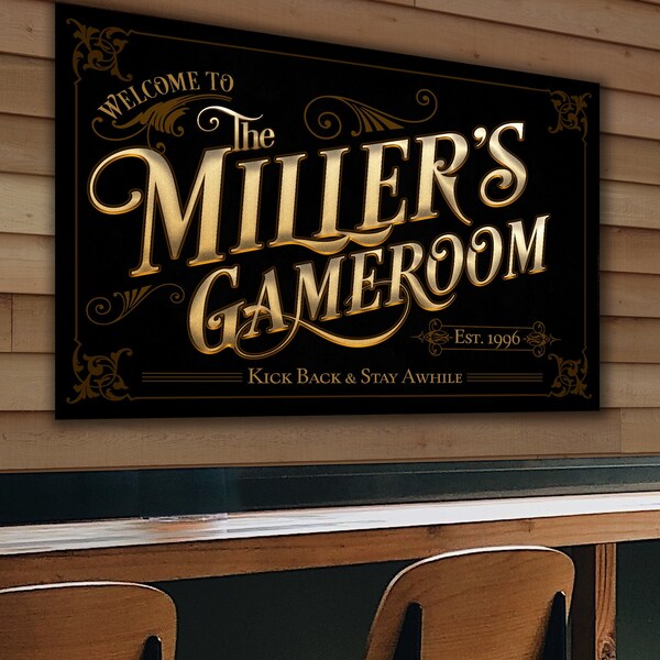 Game Room Signs - Etsy