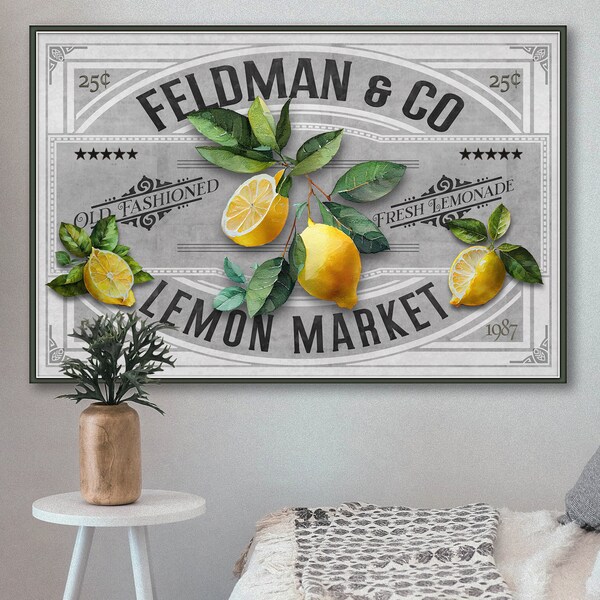 Lemon Signs - Etsy