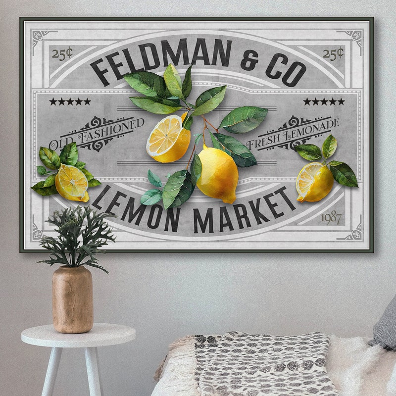 Lemon Sign - Etsy
