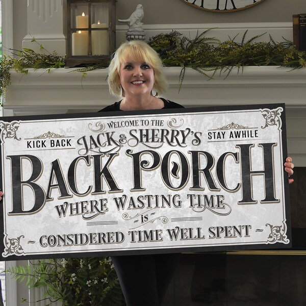Back Porch Sign - Etsy