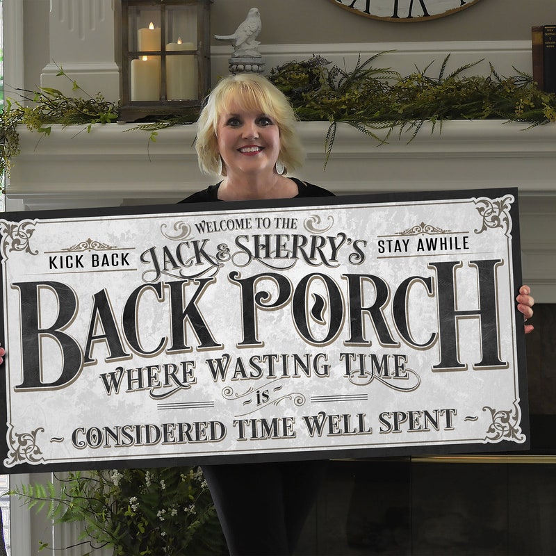 Back Porch Signs - Etsy
