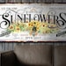 Personalized Custom Sunflower Sign | Spring Porch Patio Sign | Patio ...