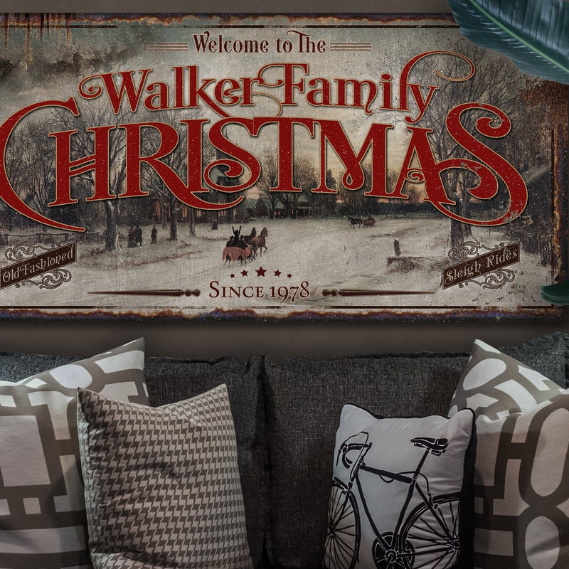 Personalized Christmas Signs - Etsy