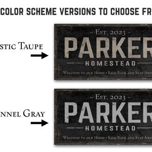 Family Name Sign | Last Name Est Date | Modern Farmhouse Personalized ...