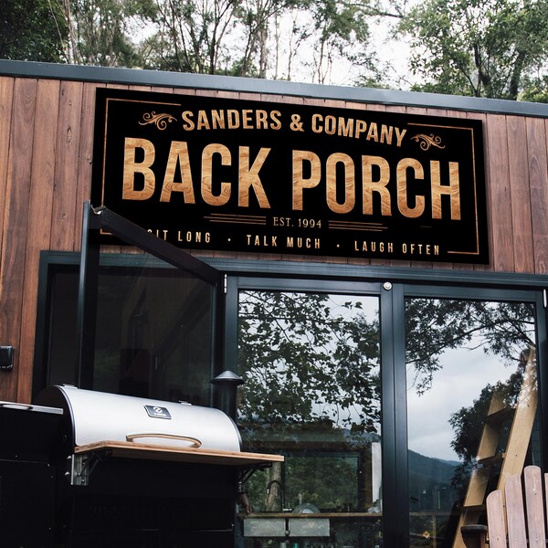 Custom Porch Sign - Etsy