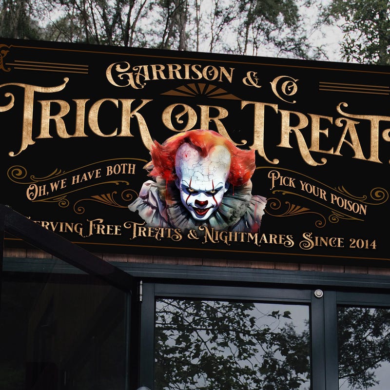 Scary Sign - Etsy