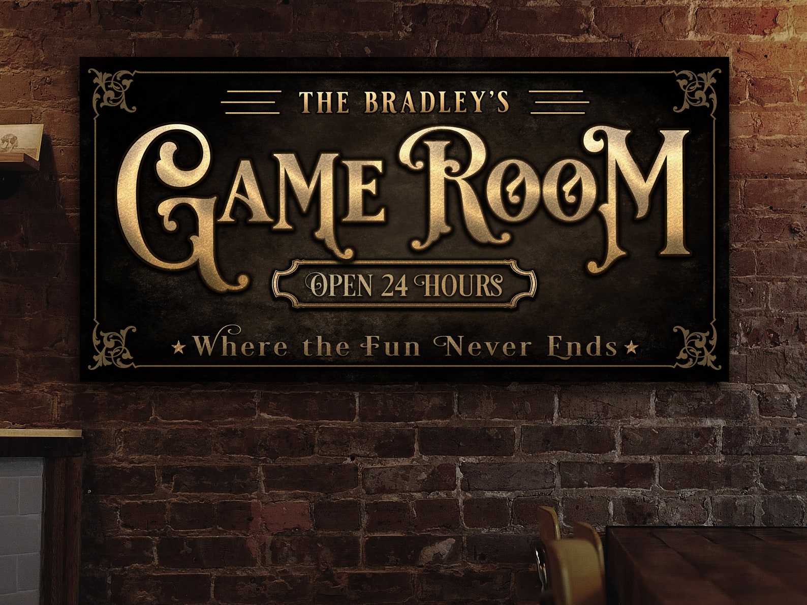 Game Room Decor Game Room Wall Decor Personalized Sign - Etsy