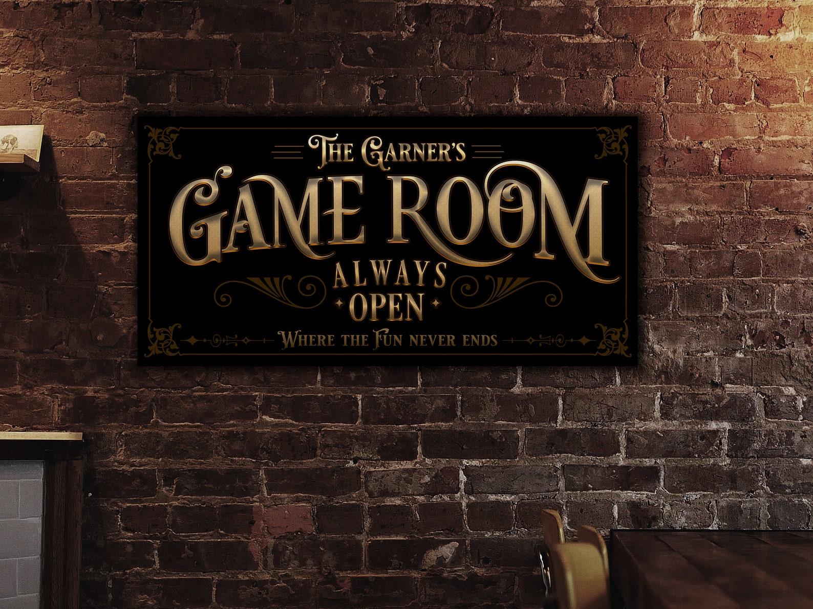 Game Room Decor Game Room Wall Decor Personalized Sign - Etsy