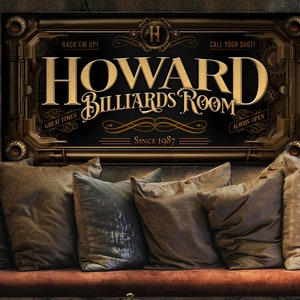 Custom Steampunk Sign - Metal or Canvas! | Custom Steampunk Billiards ...