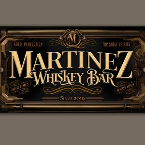 Whiskey Steampunk Sign - Metal or Canvas! | Custom Steampunk Whiskey ...