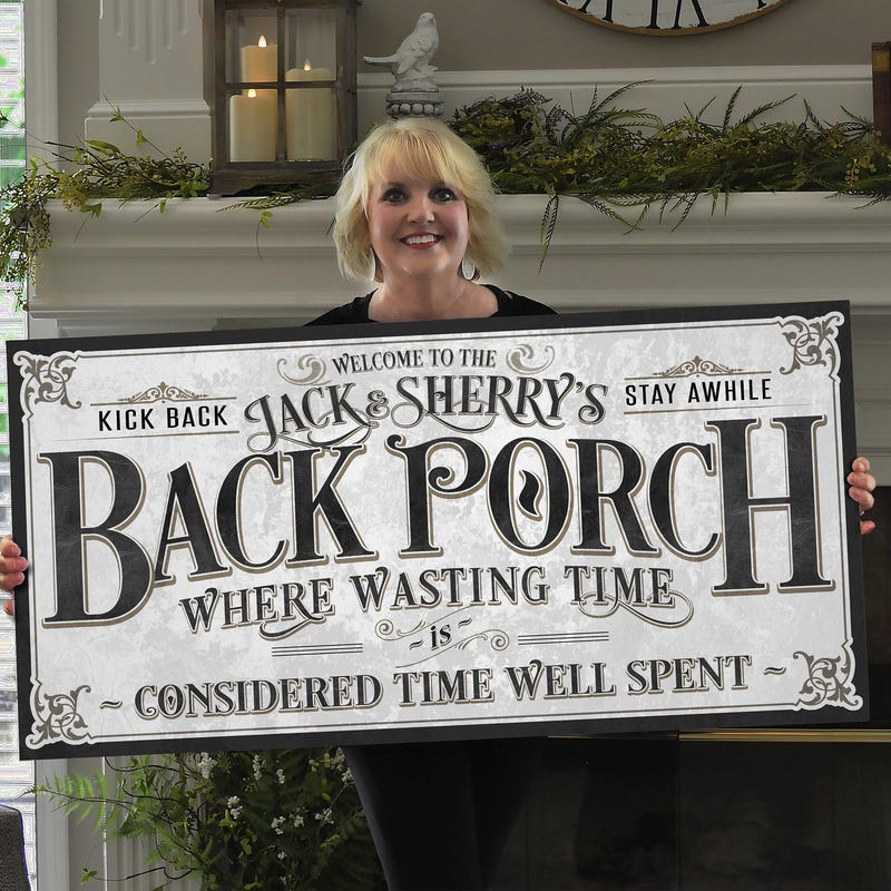 Back Porch Sign - Etsy