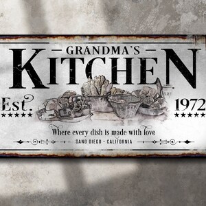 Kitchen Sign | Last Name Kitchen Sign | Farmhouse Sign | Ranch House ...