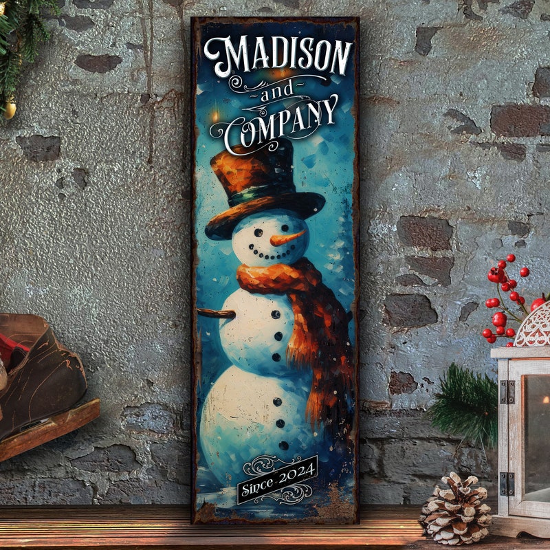 Snowman Signs - Etsy