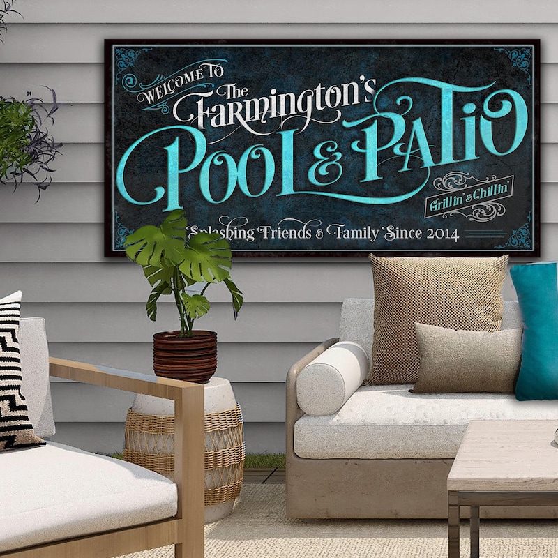 Pool House Signs - Etsy